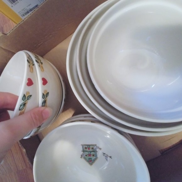 Thomson | Kitchen | Thomson Birdhouse Pottery Dinnerware Cottage Heart ...